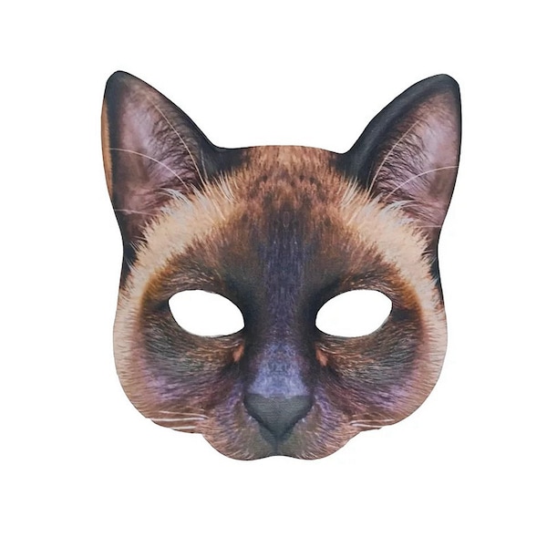 Half Face Cat Mask - Etsy