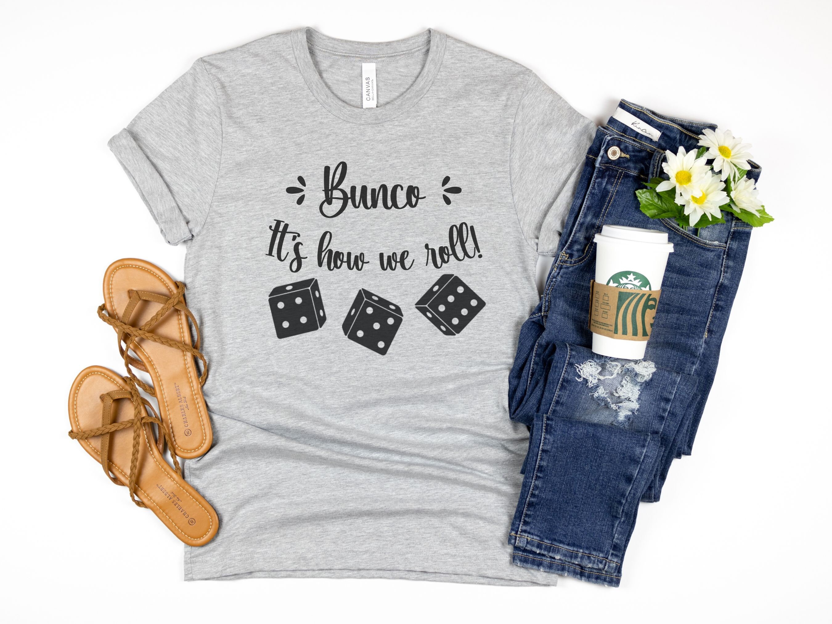 Bunco Its How We Roll T-shirt, Bunco Night Shirt, Bunco Squad Tee ...