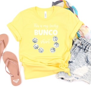 Lucky Bunco Shirt, Bunco Night Tee, Gift for Bunco Lover, Bunco Prize ...