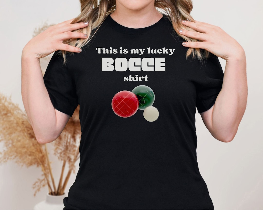 This is My Lucky Bocce Tee Shirt, Men & Women Bocce Shirt, Gift for ...