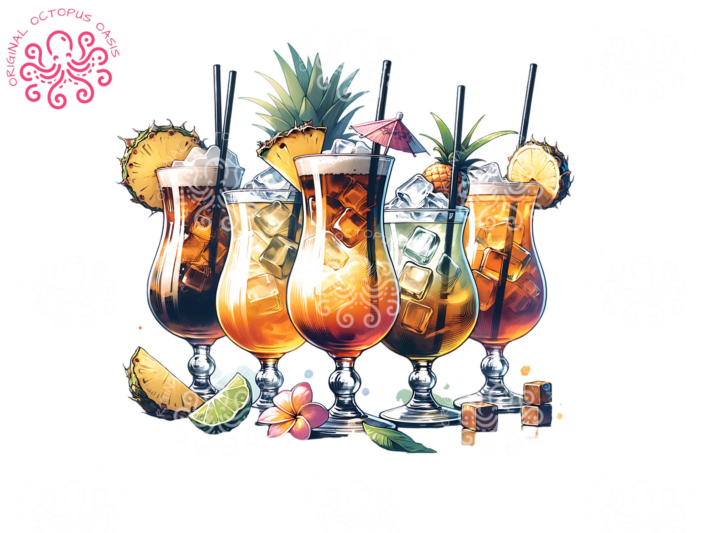 Cocktail PNG Clipart, Mixed Drink Sublimation Design, Getting Tipsy ...