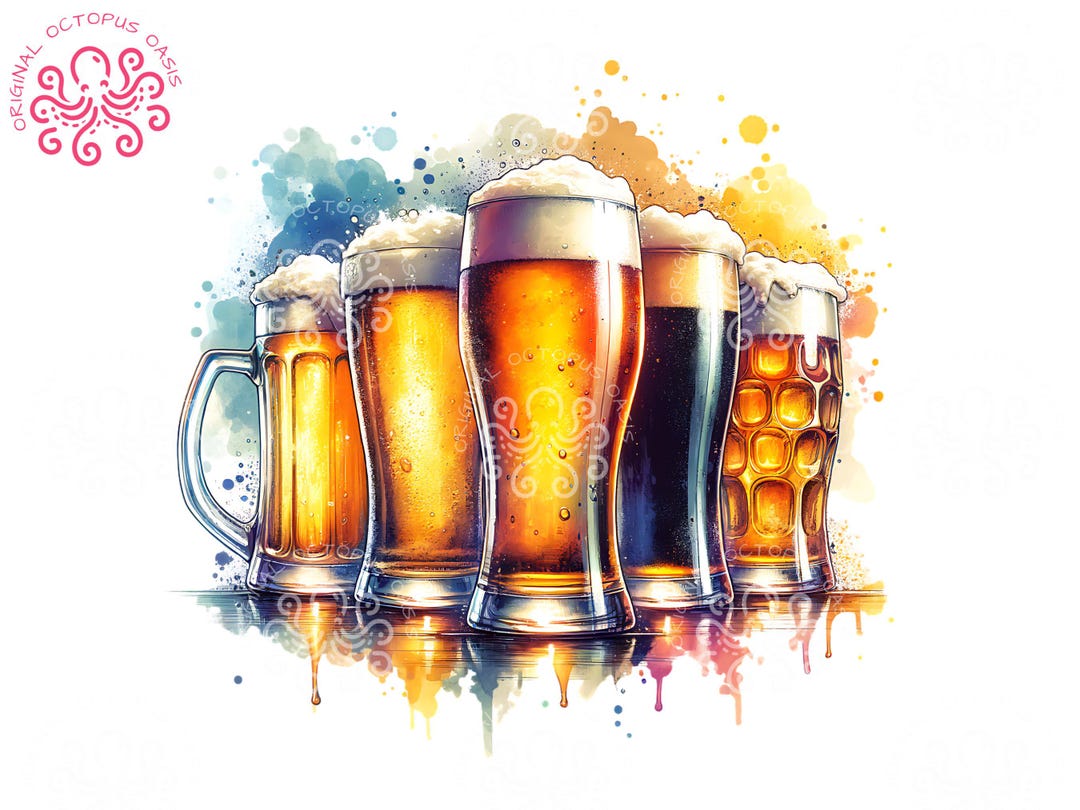 Cocktail PNG Clipart, Beer Sublimation Design, Getting Tipsy Cold Beers ...