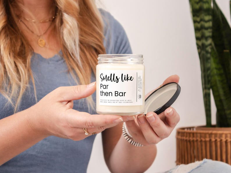 Smells Like Par Then Bar Candle, Golf Gift, Gift for Women Golfer ...