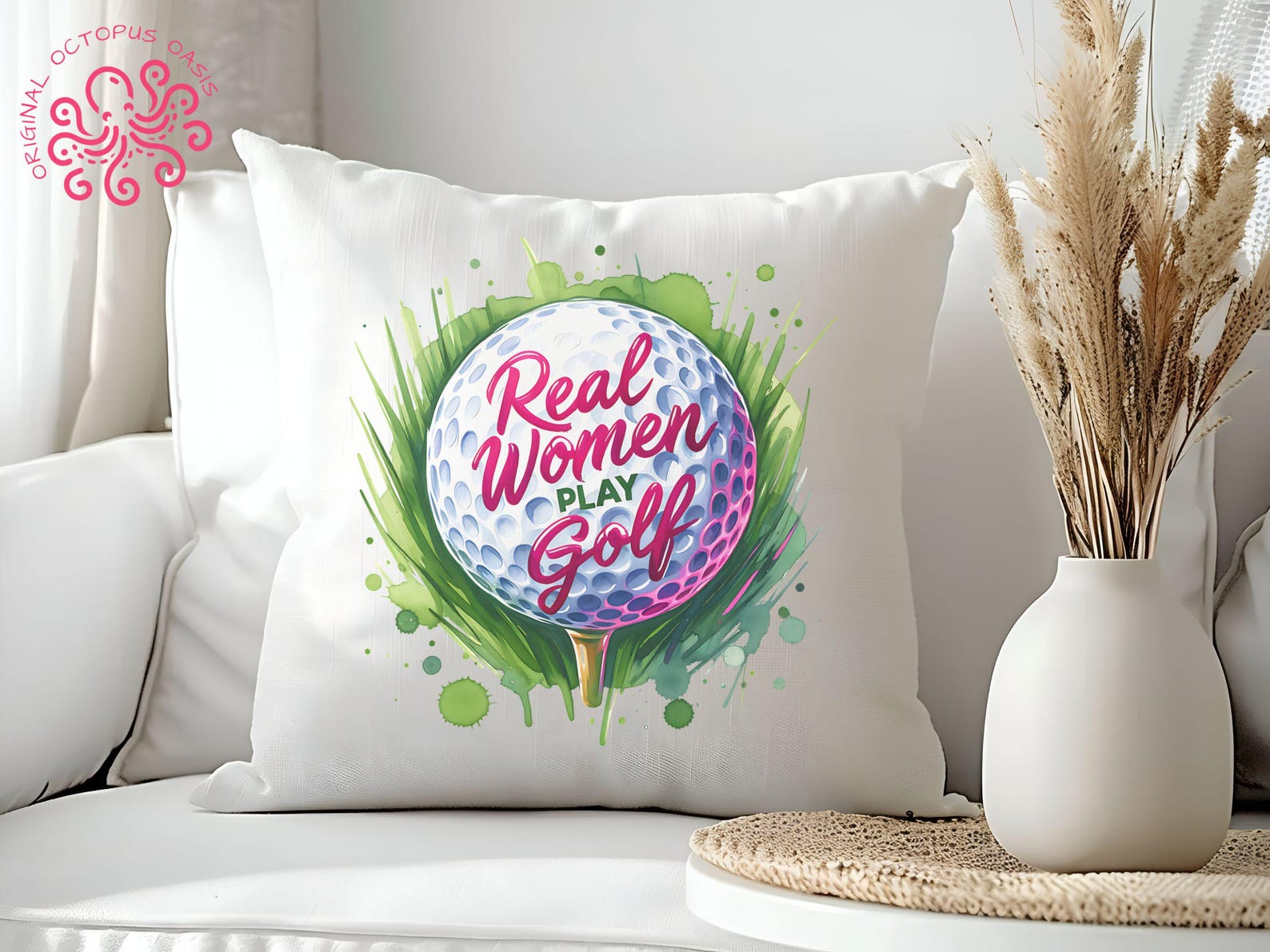 Women Golf Sublimation Design Png, Real Women Play Golf Digital ...