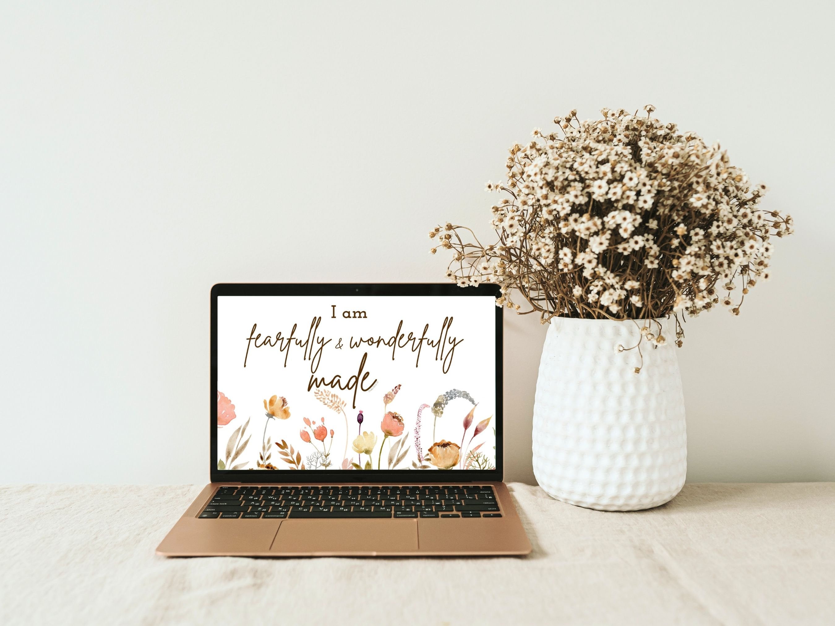 Fall Aesthetic Bible Verse Desktop Wallpaper | Christian Scripture ...