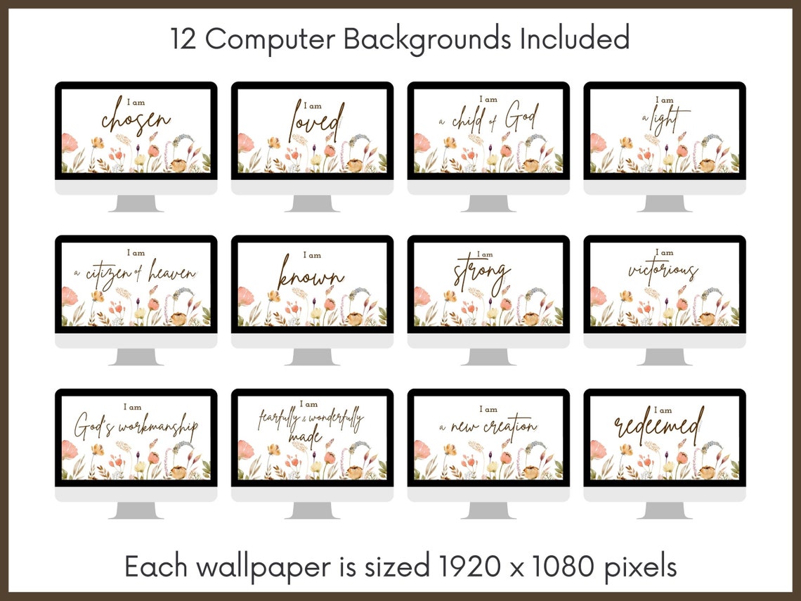 Fall Aesthetic Bible Verse Desktop Wallpaper | Christian Scripture ...