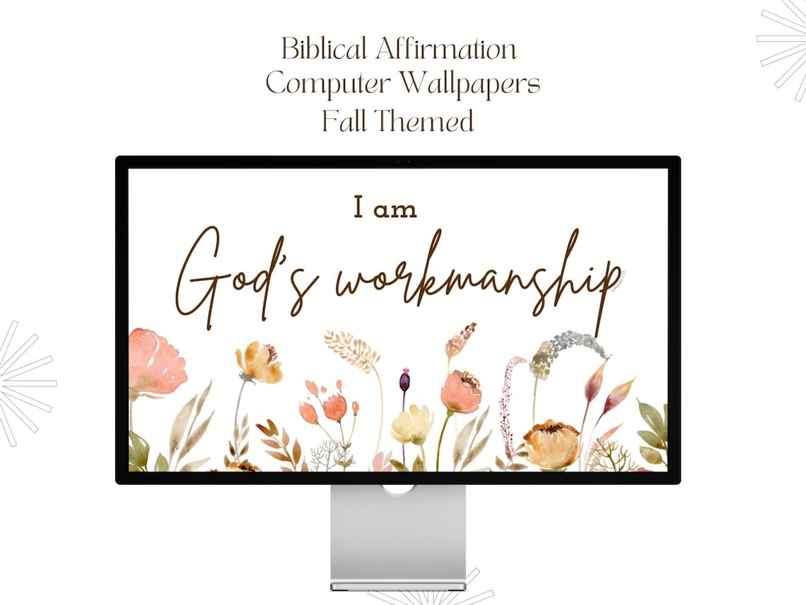 Fall Aesthetic Bible Verse Desktop Wallpaper | Christian Scripture ...