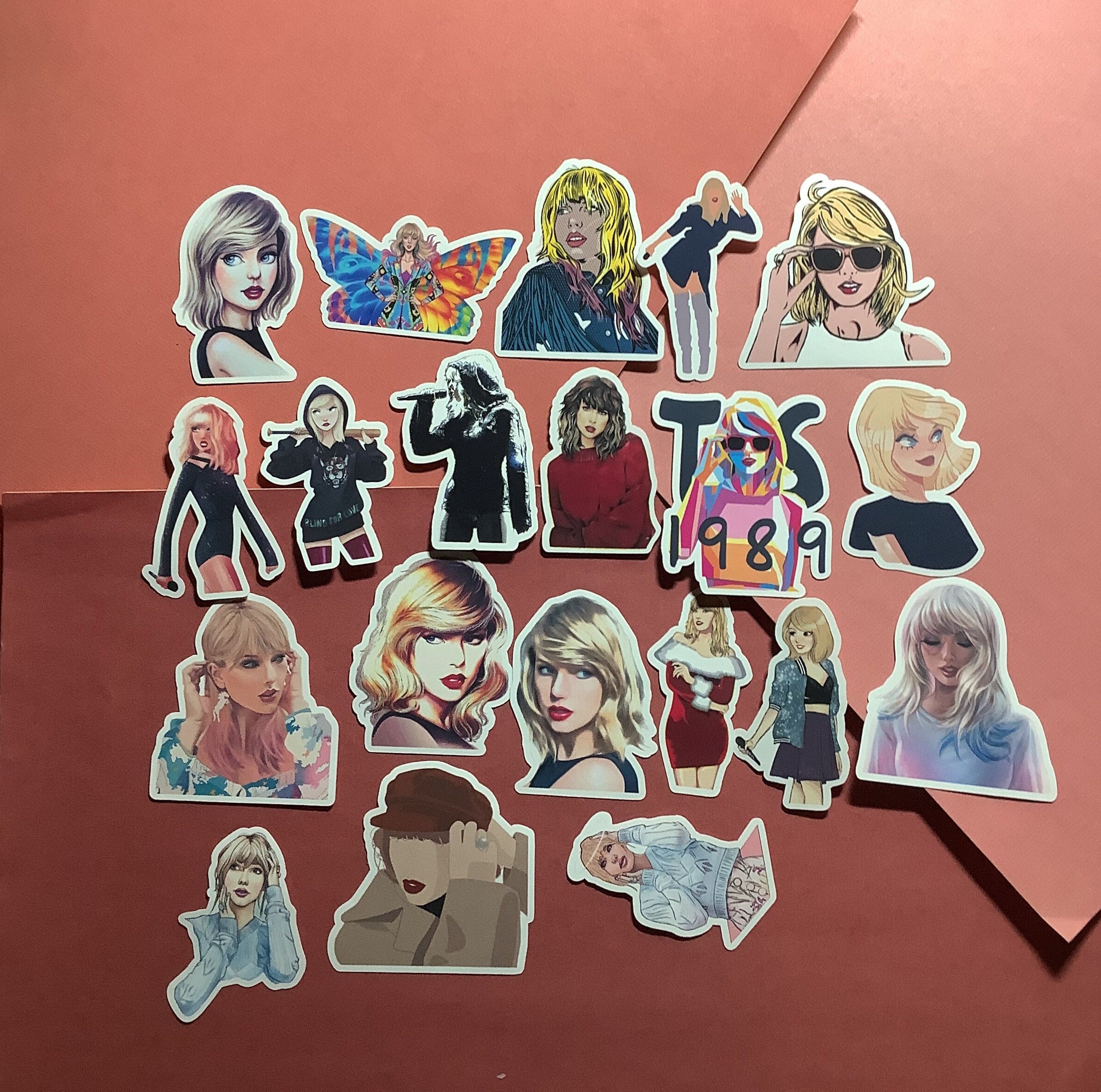 Taylor Swift Sticker Pack Vinyl Stickers - Etsy UK