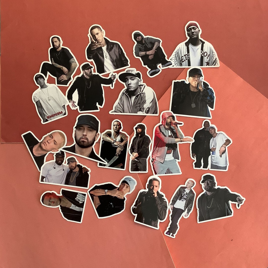 20pcs Eminem Stickers Waterproof Stickers Pack, Graffiti, Pop Art ...
