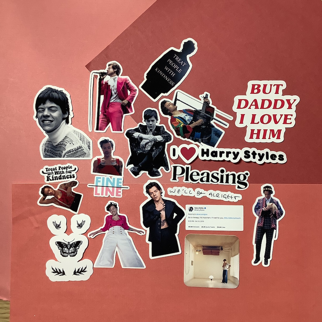 Harry Styles Sticker Pack | Vinyl Stickers - Etsy UK