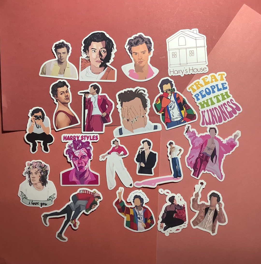 Harry Styles Sticker Pack Vinyl Stickers - Etsy
