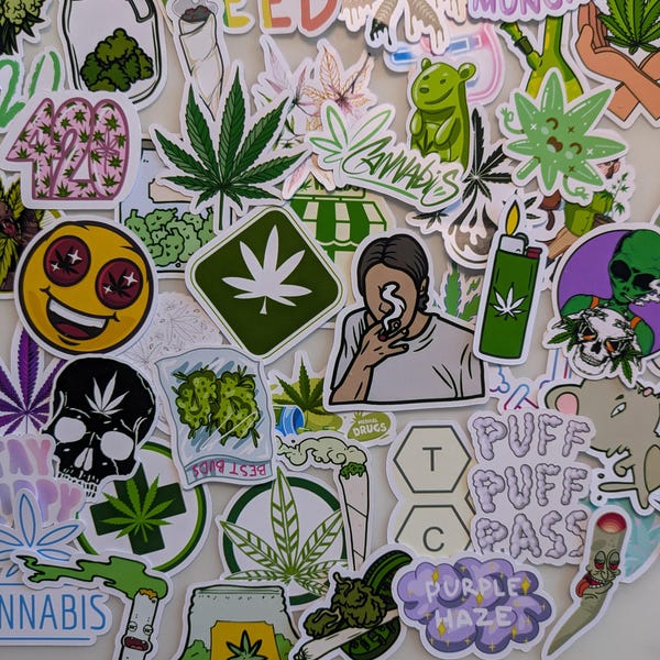 Stoner Stickers - Etsy UK