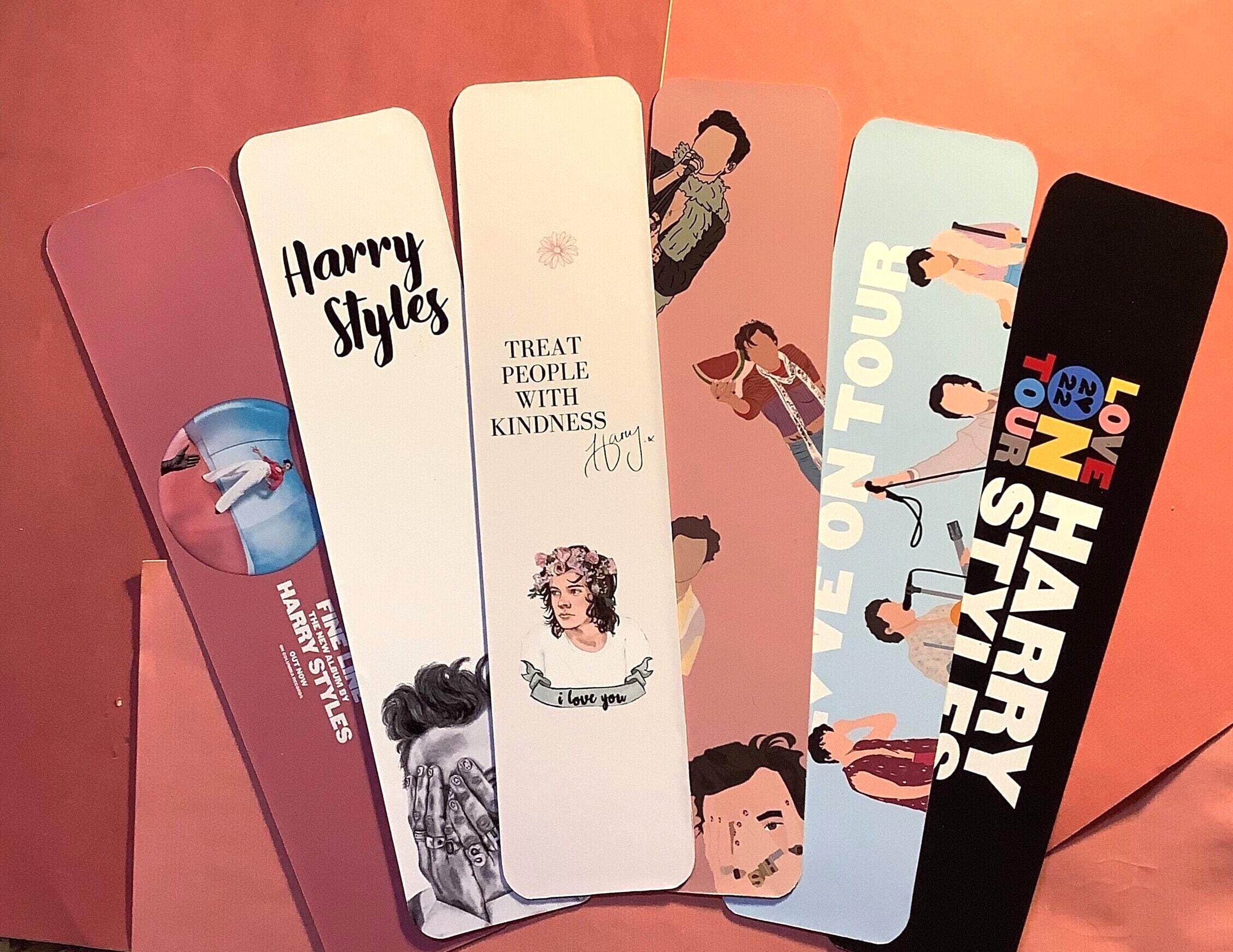 Harry Styles Bookmark - HS Bookmark - Book Gift - Glossy - Etsy UK