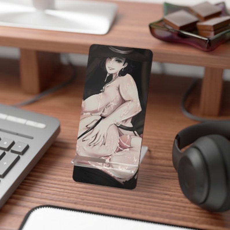 Lady Dimitrescu Rule 34 Mobile Display Stand Mature Anime Cell Etsy
