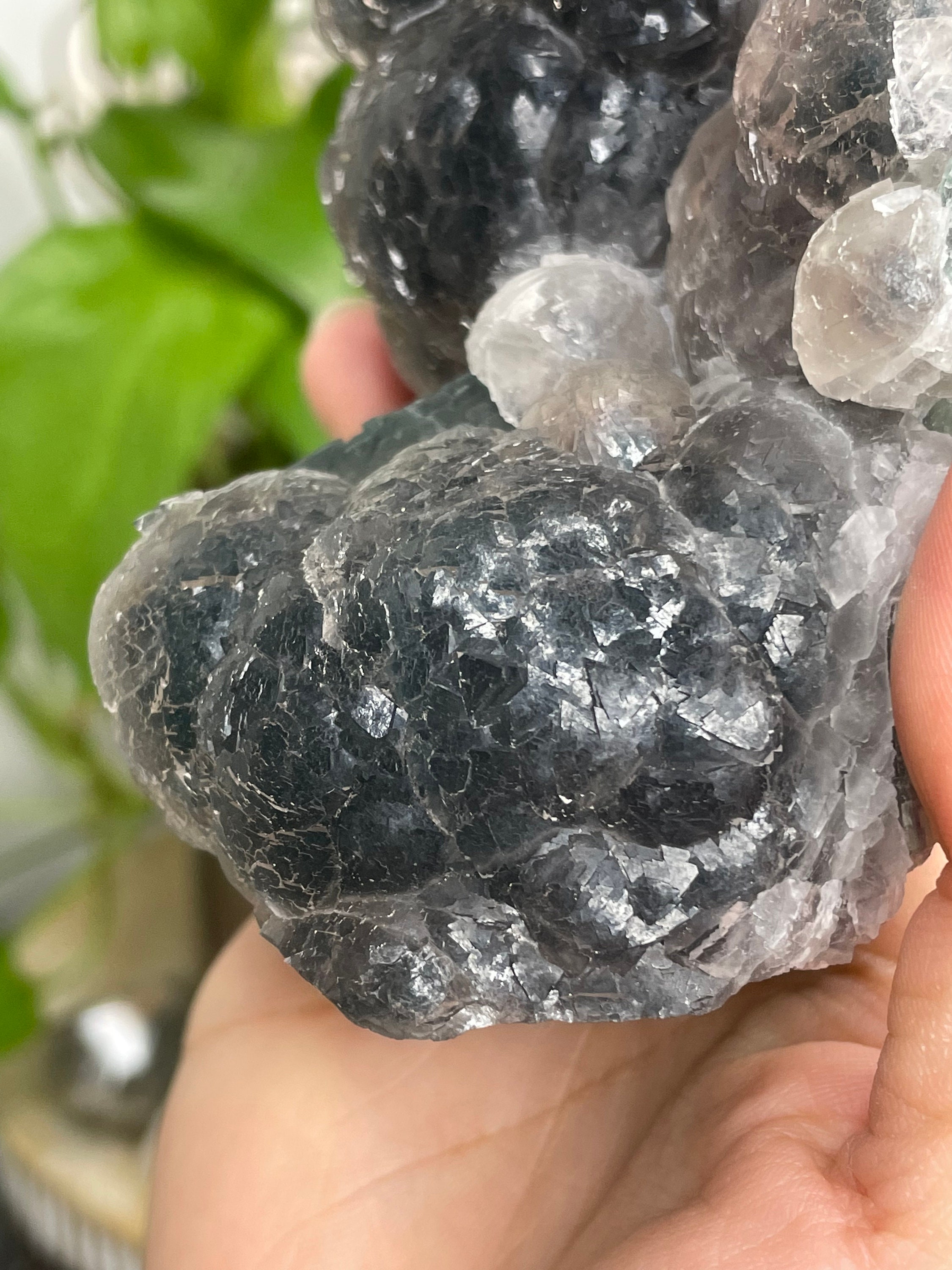 Super Rare Old Stock Botryoidal Green and Purple Fluorite From Zhejiang ...