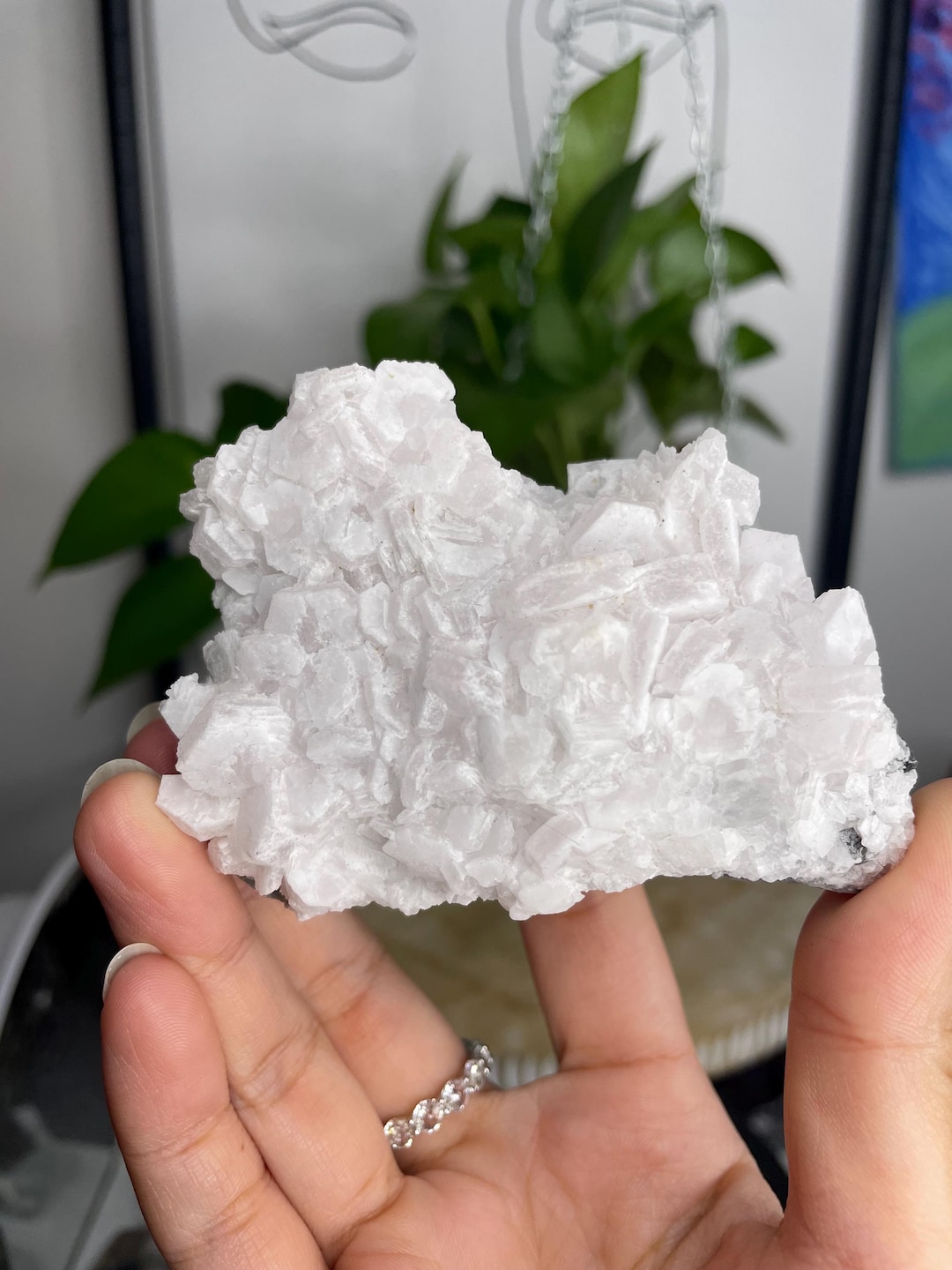 Light Pink “sandwich” Calcite Cluster From Fujian - Etsy