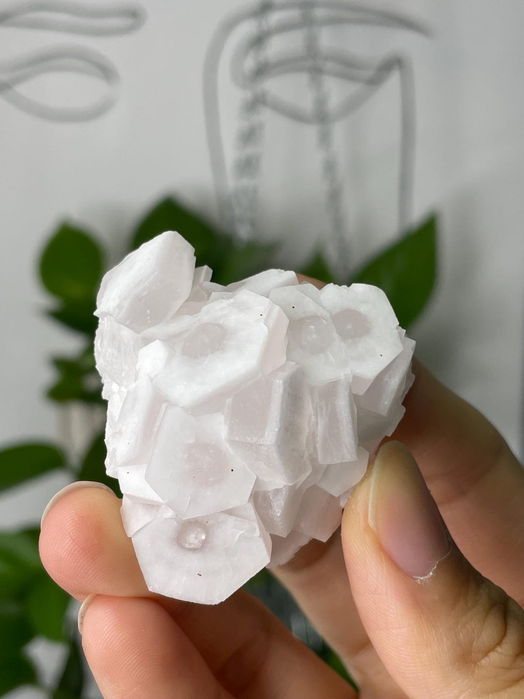 Light Pink “sandwich” Calcite Cluster From Fujian - Etsy