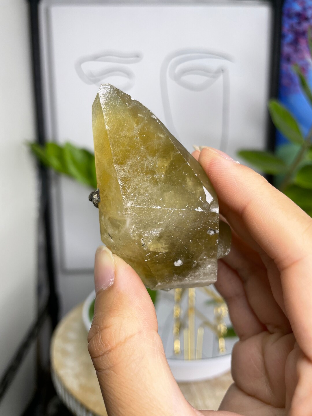 High Quality Scalenohedral “dogtooth” Calcite on Sparkly Chalcopyrite ...