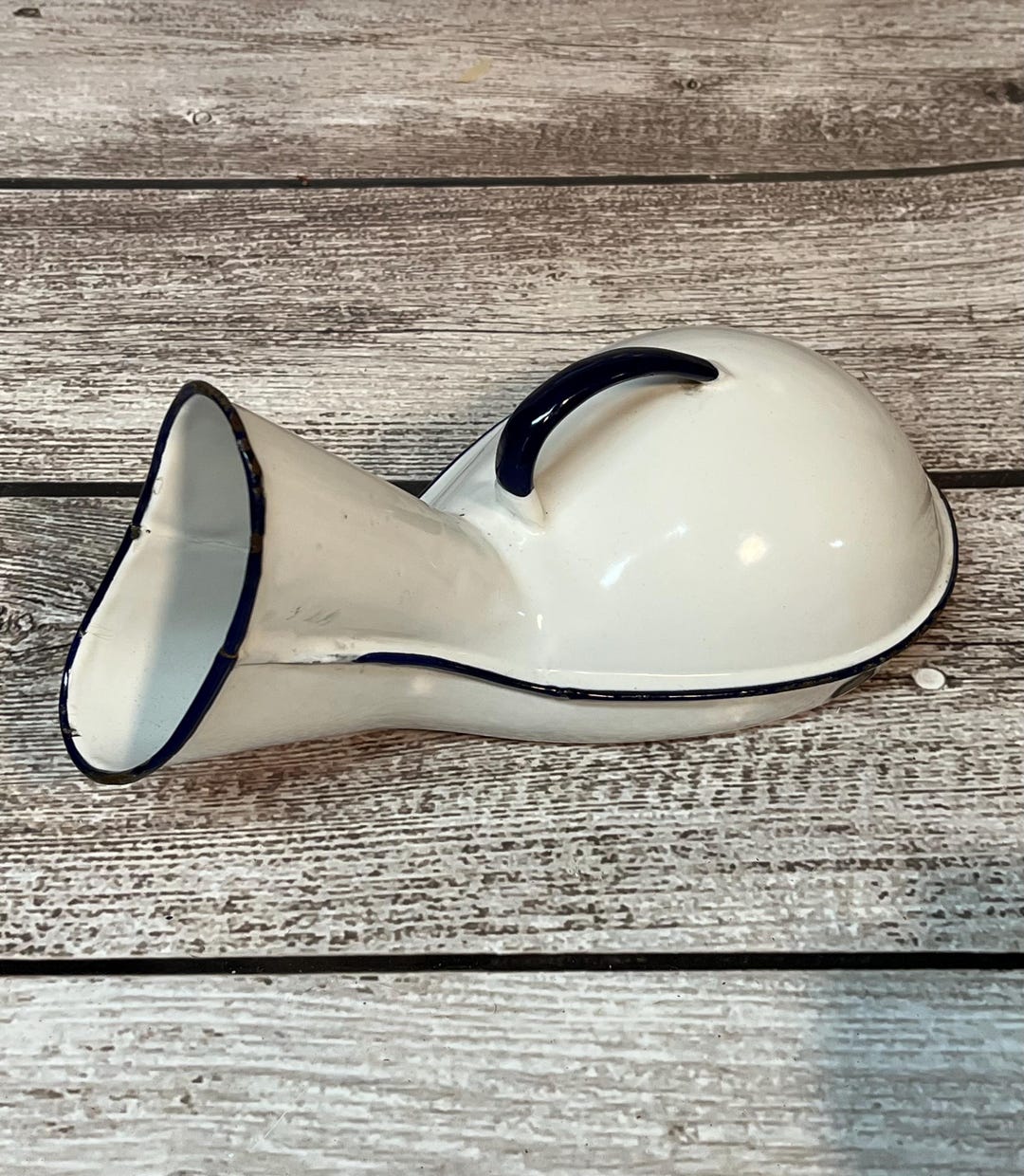 Vintage Enamelware Female Urinal - Etsy
