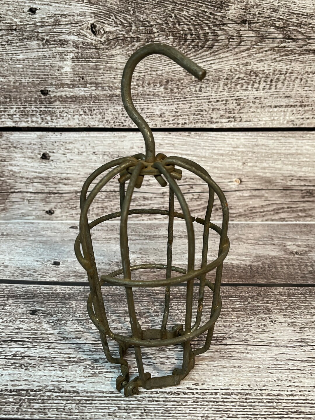 Vintage Hanging Industrial Light Bulb Cage - Etsy