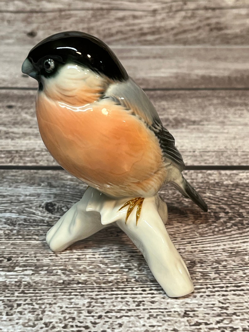 Karl Ens Porcelain Robin Red Breast Bird Figurine - Etsy
