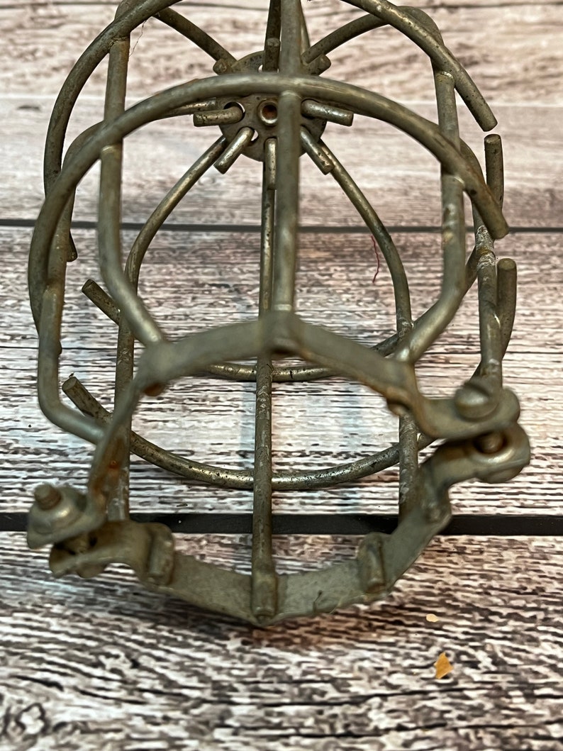 Vintage Hanging Industrial Light Bulb Cage - Etsy