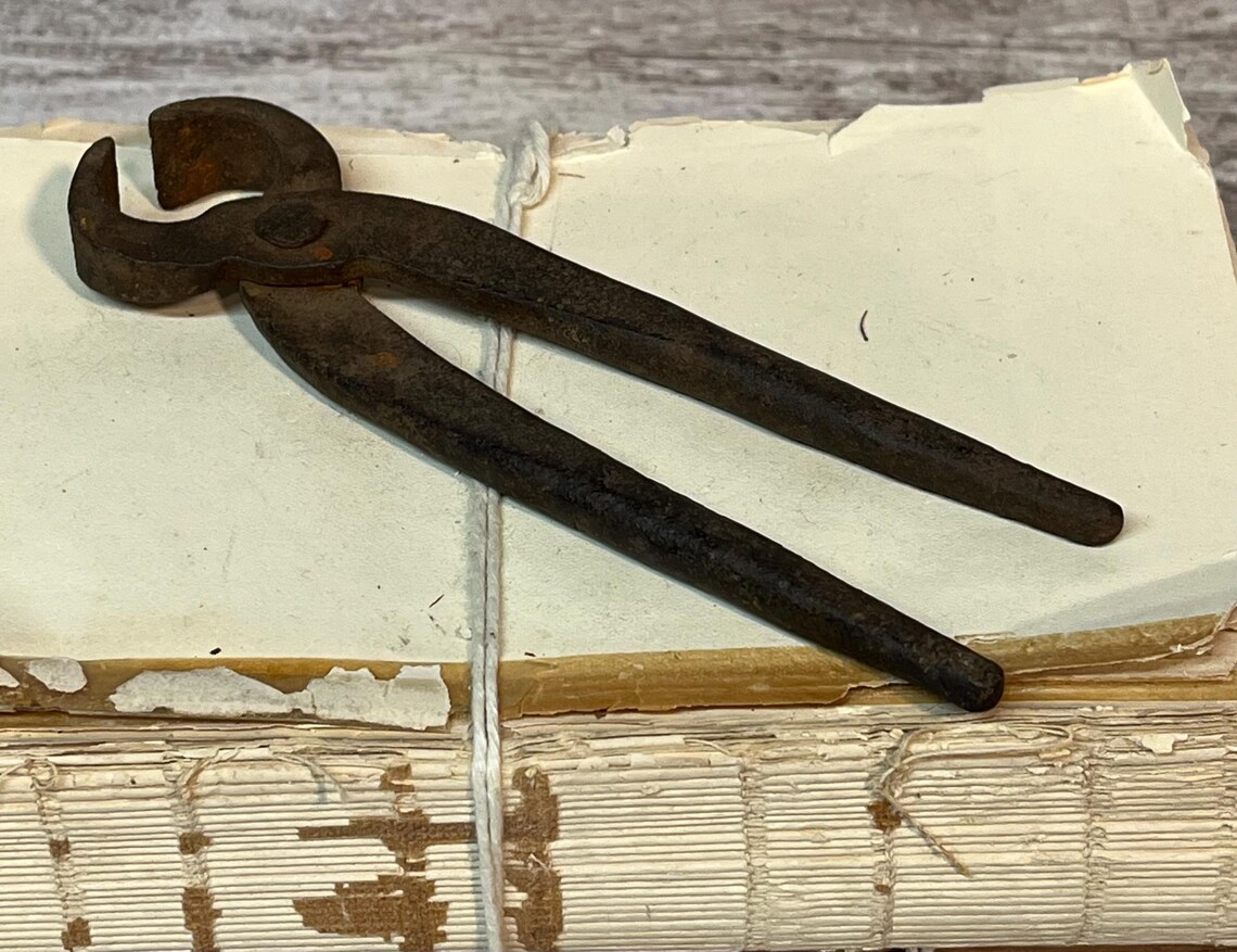 Antique Hand Forged Farriers’ Pliers/nippers/nail Pullers - Etsy