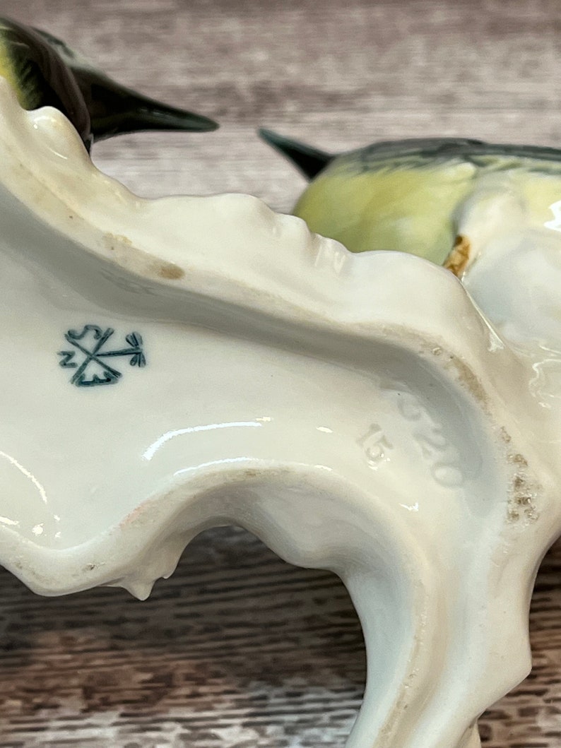 Karl Ens Double Porcelain Bird Figurine - Etsy