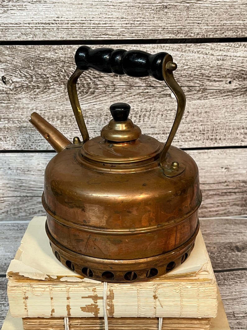 Vintage Simplex Copper Tea Kettle, England - Etsy