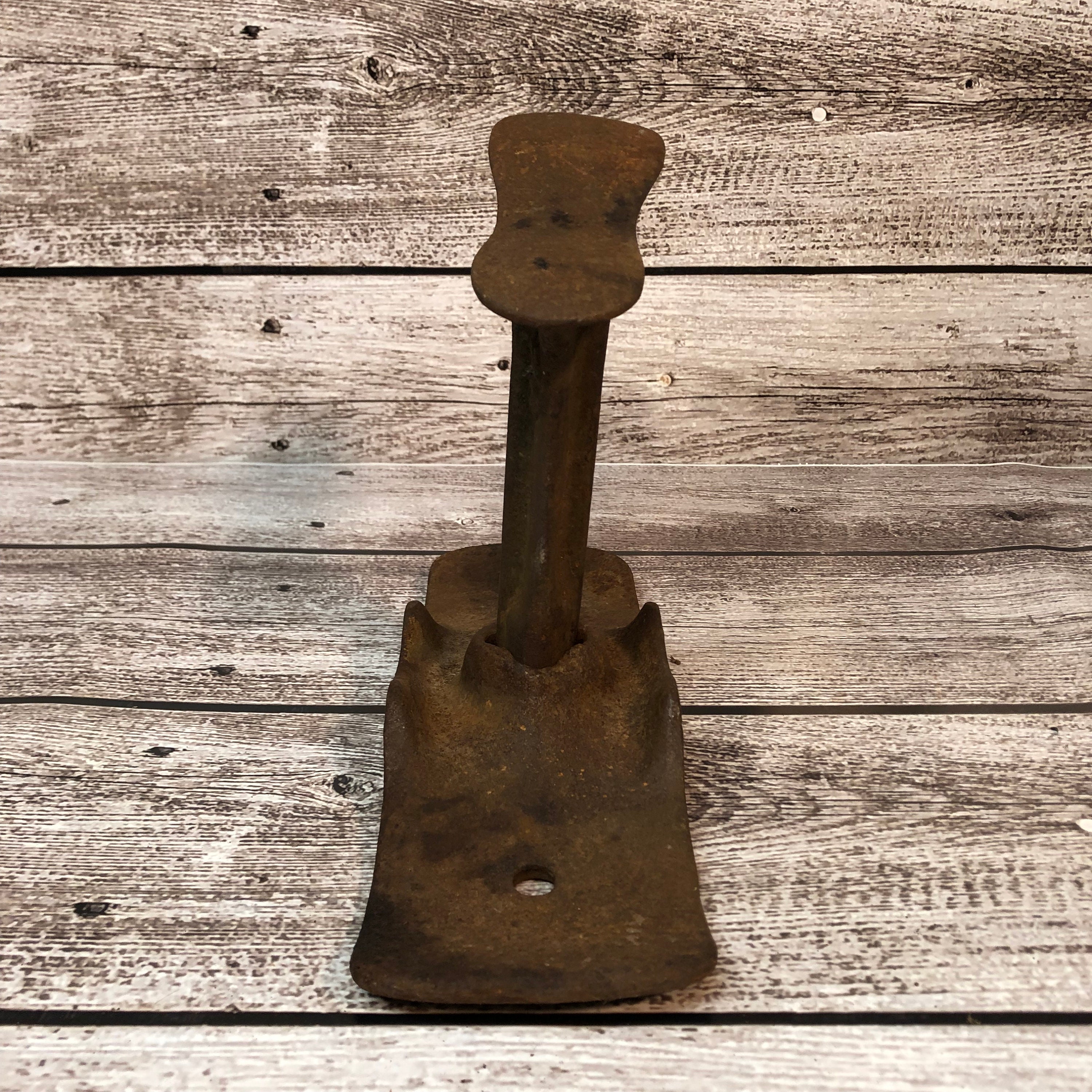 Vintage Cobbler’s Cast Iron Shoe Anvil and Mold - Etsy