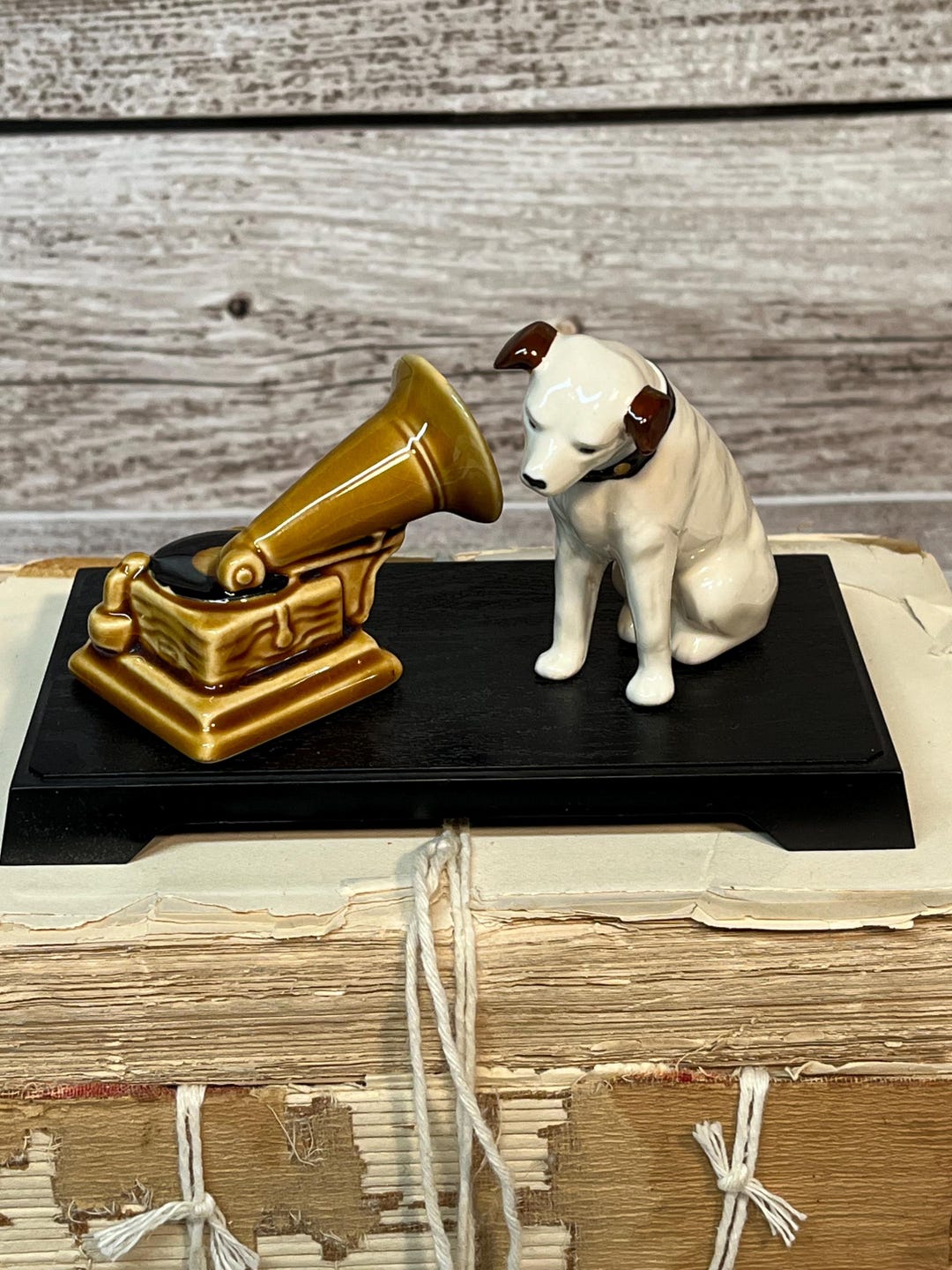 Vintage Nipper RCA Corp. Salt and Pepper Shaker Set W/ Stand - Etsy