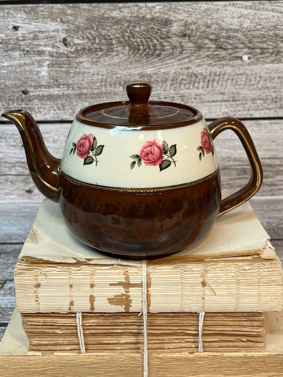 Vintage Arthur Wood Teapot, England - Etsy