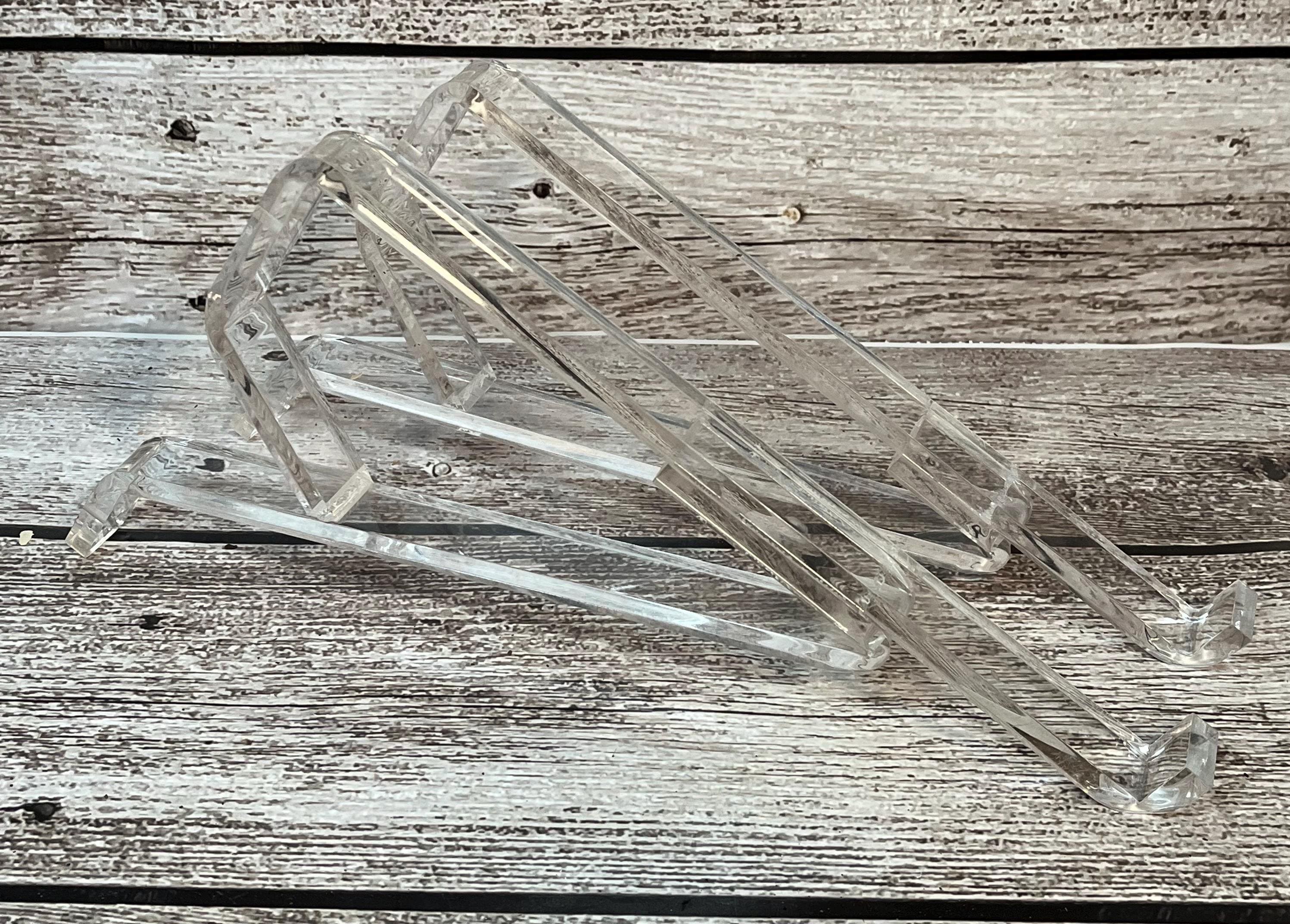 Vintage Lucite Shelf Brackets, Pair - Etsy