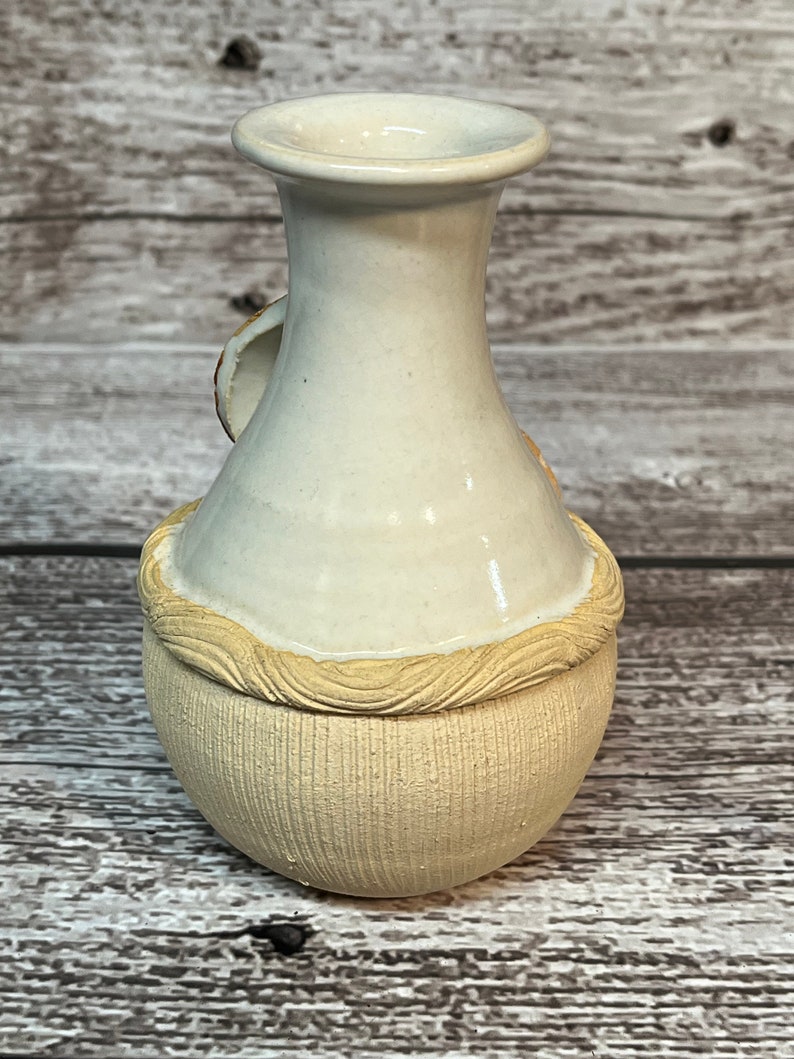 Brigitte Haag Applied Leaf Bud Vase - Etsy