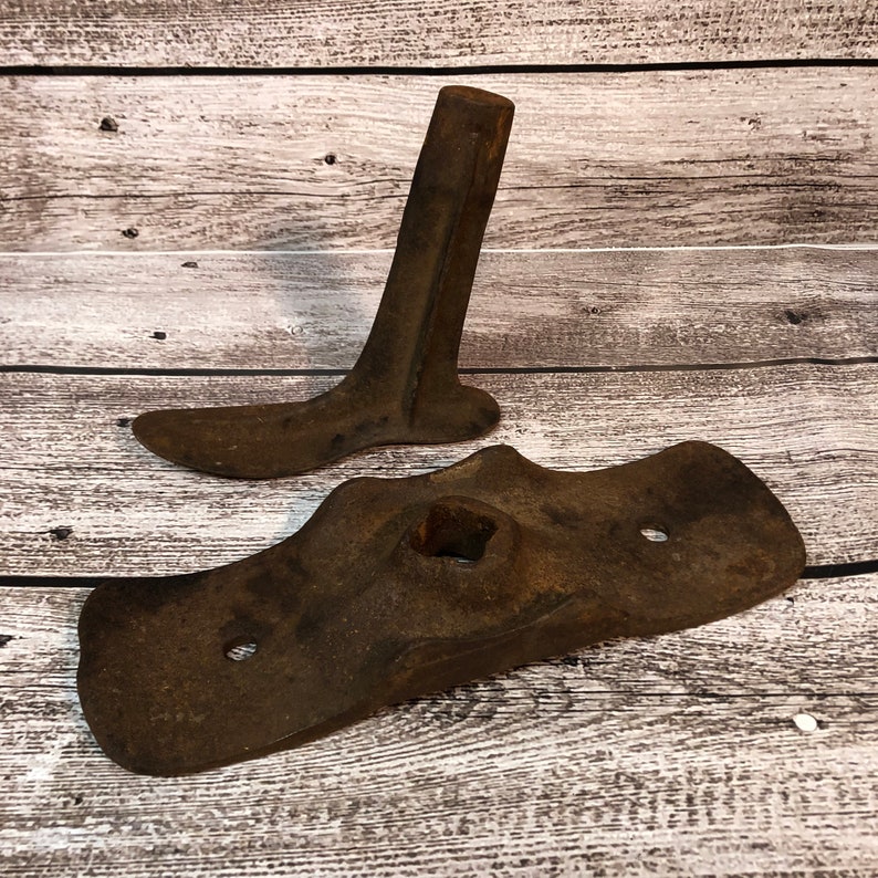 Vintage Cobbler’s Cast Iron Shoe Anvil and Mold - Etsy
