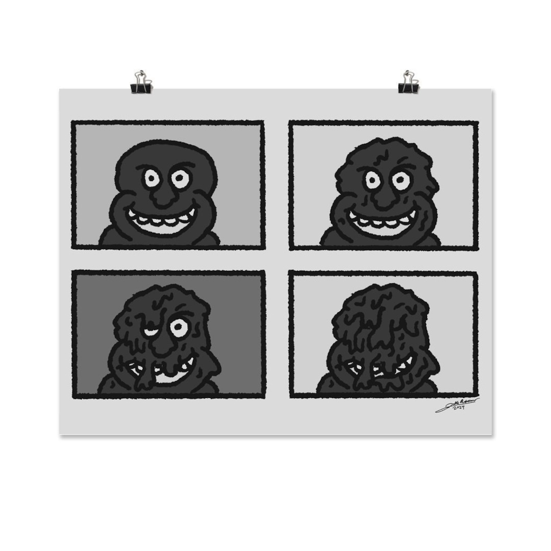 Achromatic Melting Boy 8x10 - Etsy