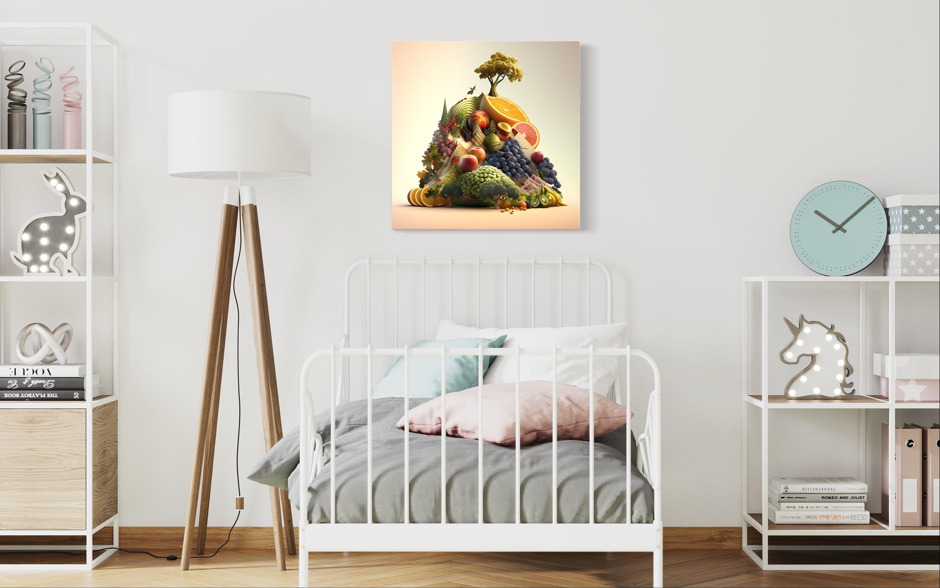 Fruit Tree Nursery Fruitopia Classroom Painting Multi Fruit - Etsy