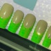 Croc French Tip With Glitter and Gems Press on Nails - 20 Piece Set - Etsy