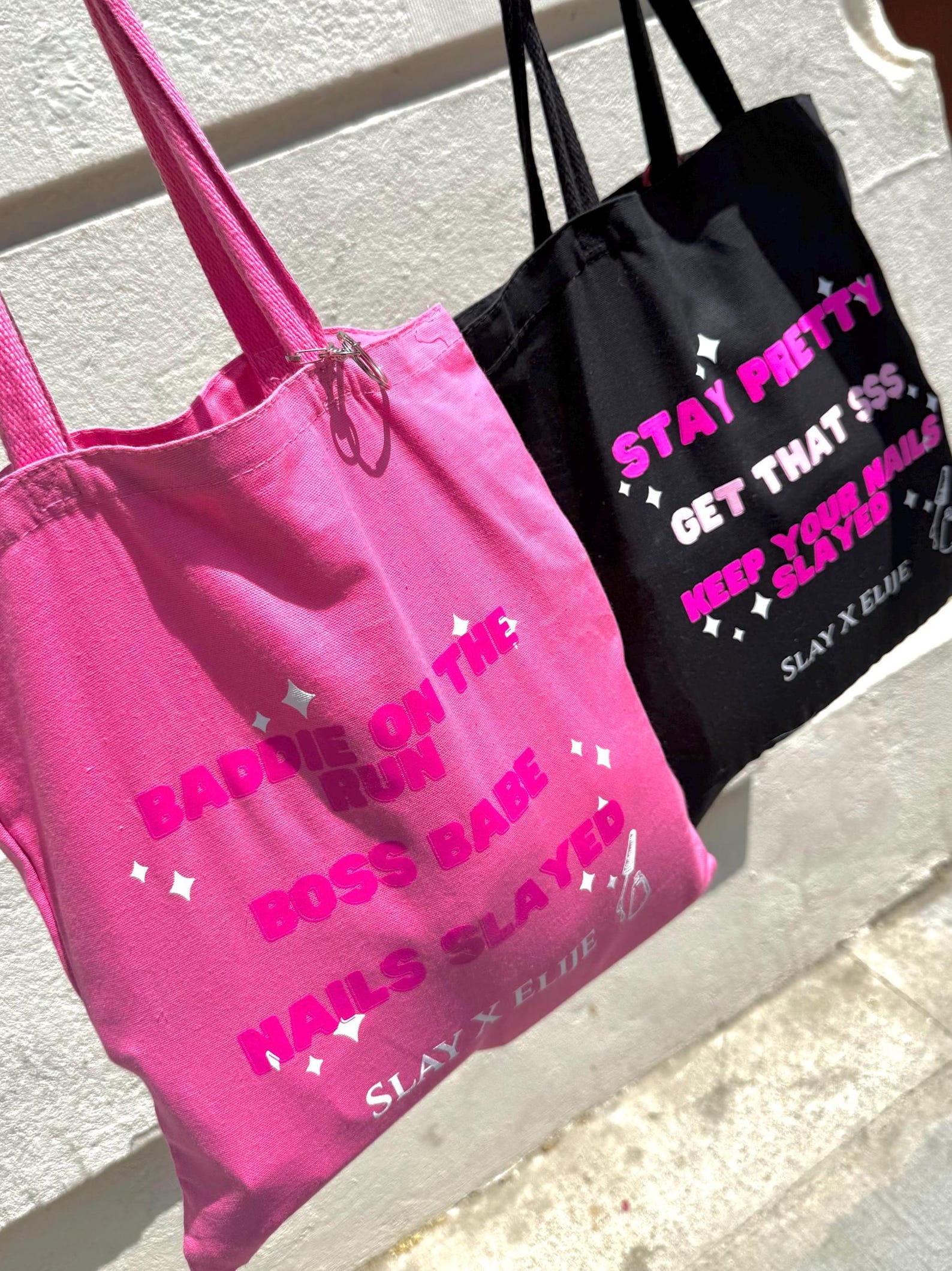 Slayxelije - SLAY Tote - Nail Lover Tote Bag - Tote Bag for Girl/women ...