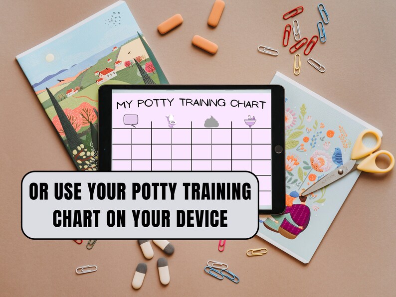 Printable Potty Training Chart, Potty Training Chart Boys and Girls ...