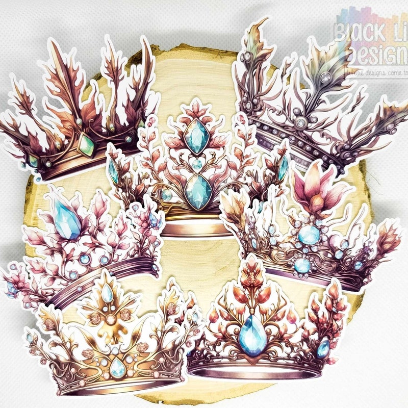 Crown Stickers - Etsy