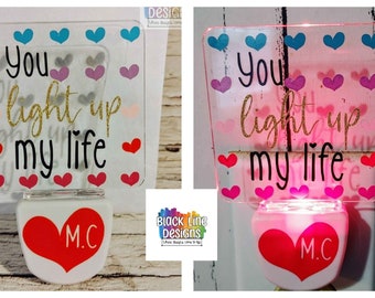 Initial Night Lights - Etsy