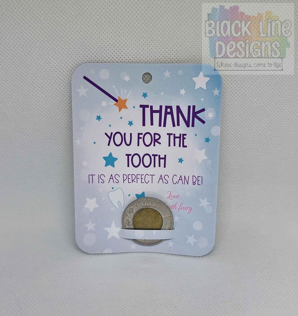 Tooth Fairy Cash Holders Lost Teeth Money Cards Fay Coin - Etsy