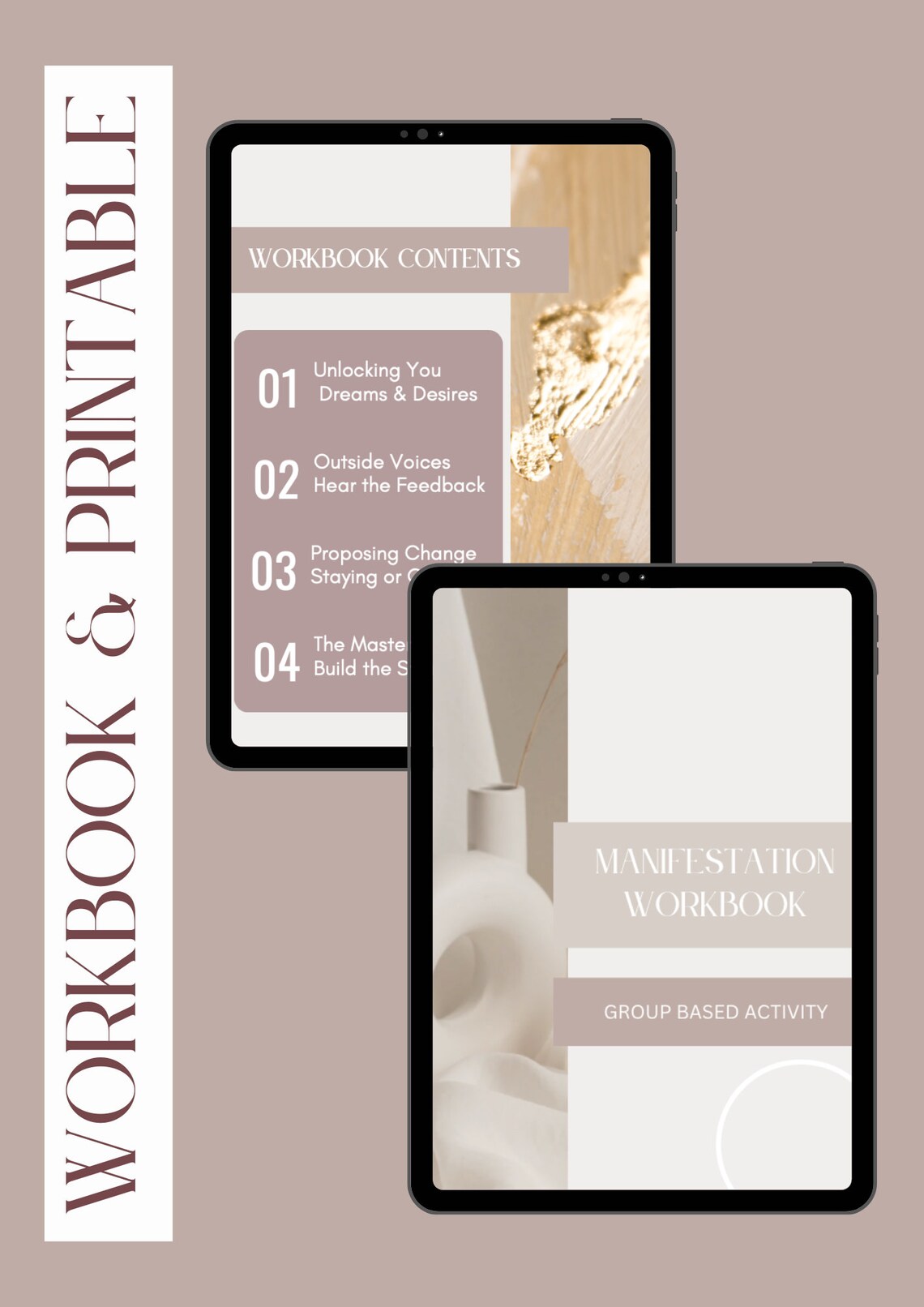 Vision Board Printables | Group Activity Kit | Vision Board Template ...