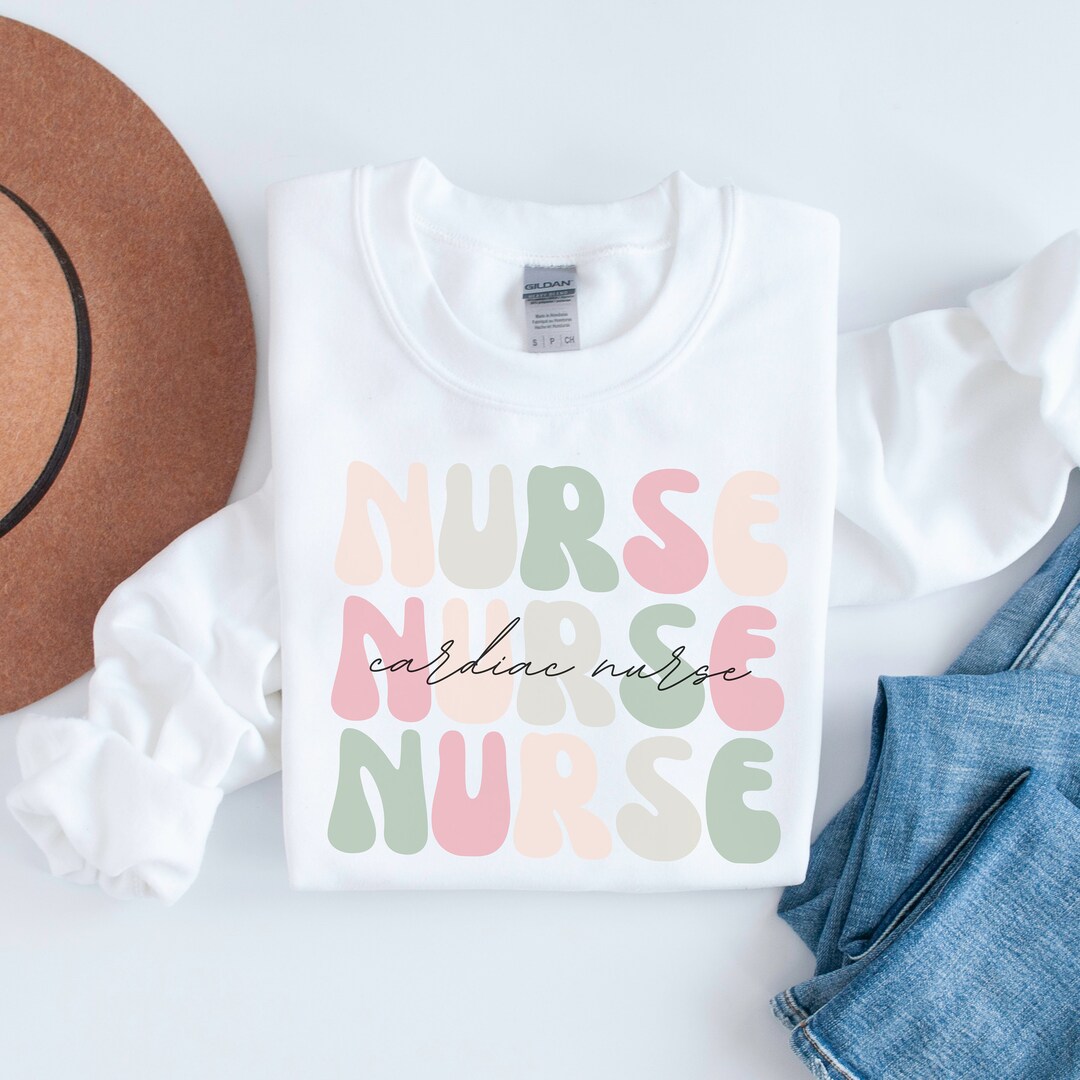 Cardiac Nurse, New Nurse Gift, Nurse Pullover Sweatshirt, Nursing ...