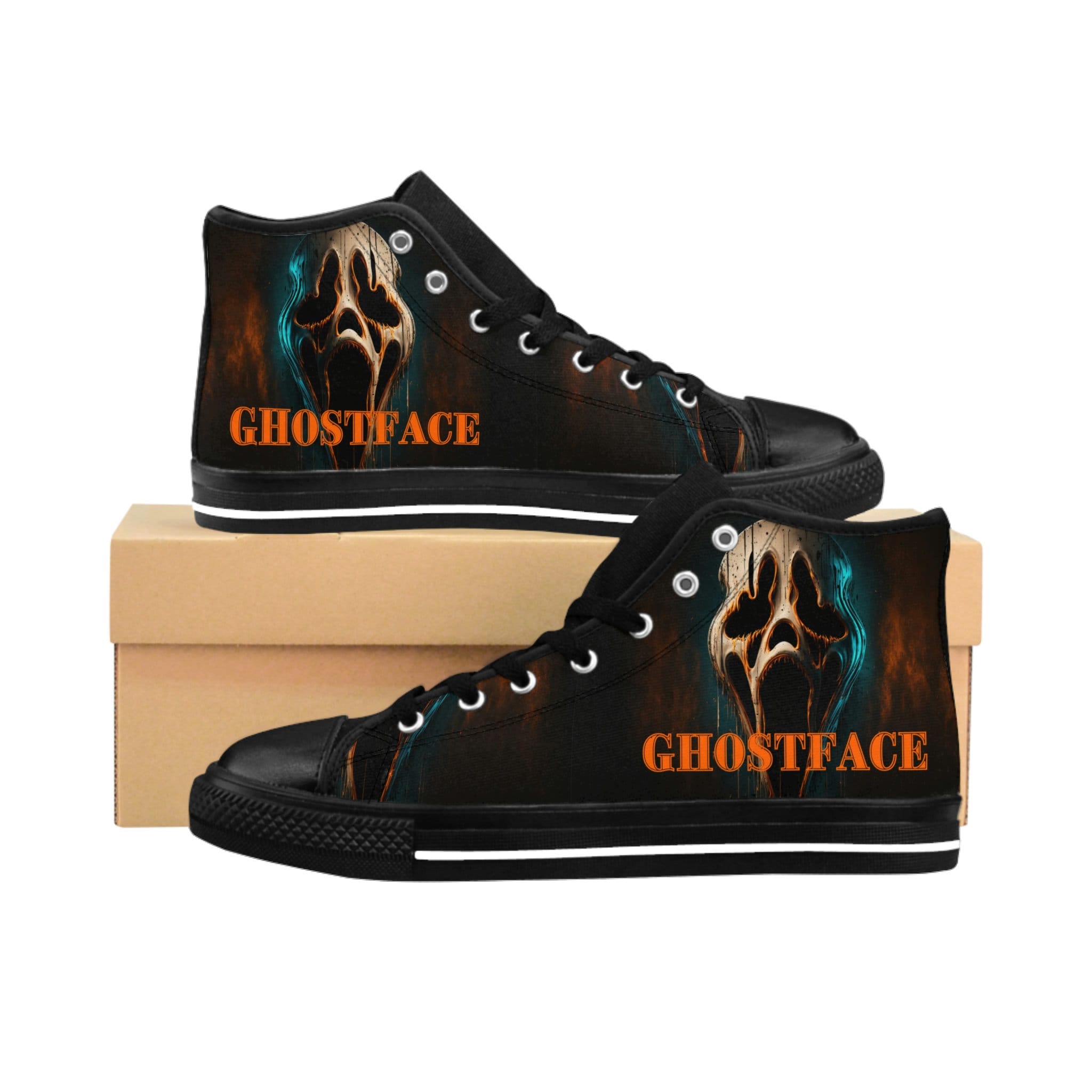 Scream Ghostface Ghostface Shoes Shoes Men's Sneakers - Etsy Canada