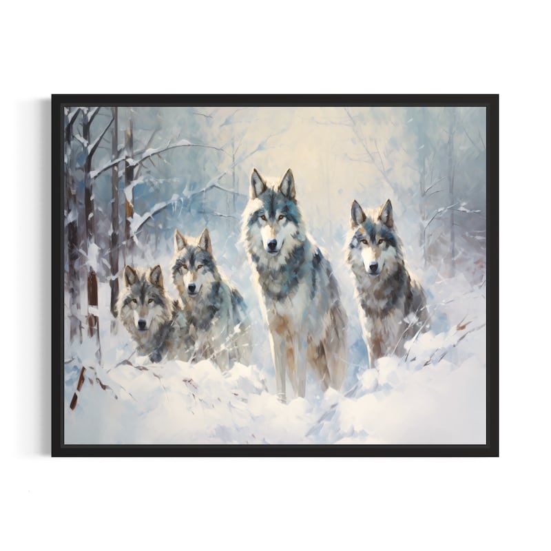 Wolf Poster - Etsy