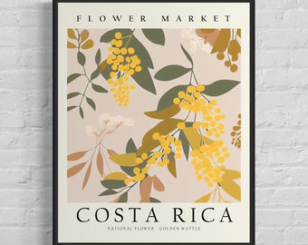 Cuba Flower Market Art Print, Cuba Flower, Butterfly Jasmine Wall Art ...