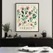 Vermont State Flower, Vermont Flower Market Art Print, Red Clover 1960 ...