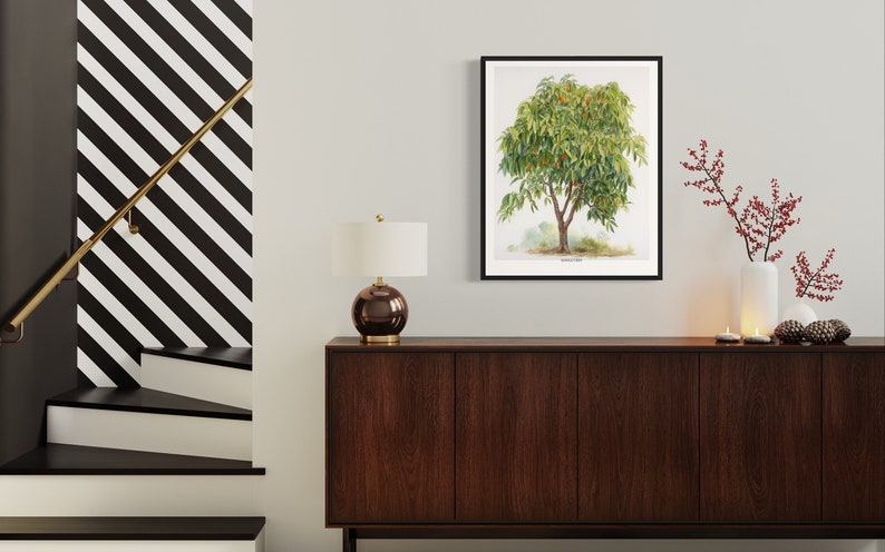 Mango Tree Art Print Mango Tree Wall Art Poster - Etsy
